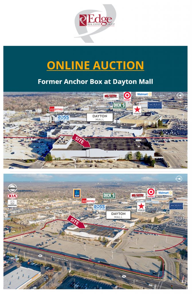 ONLINE AUCTION, Former Anchor Box at Dayton Mall - Edge Real Estate Group